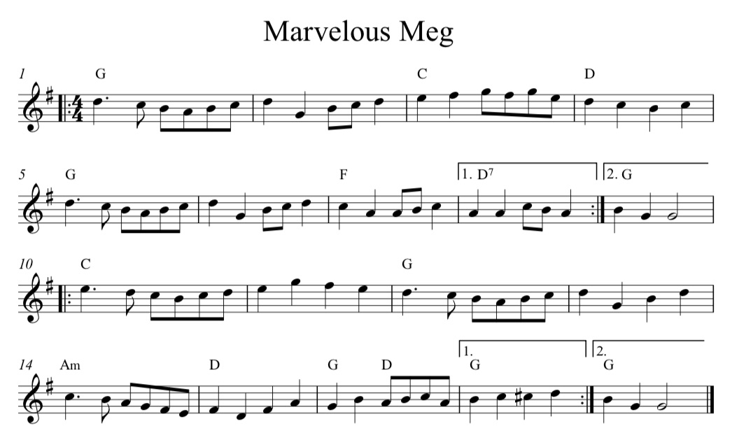 Marvelous Meg | Vicki's Virtual Music Room