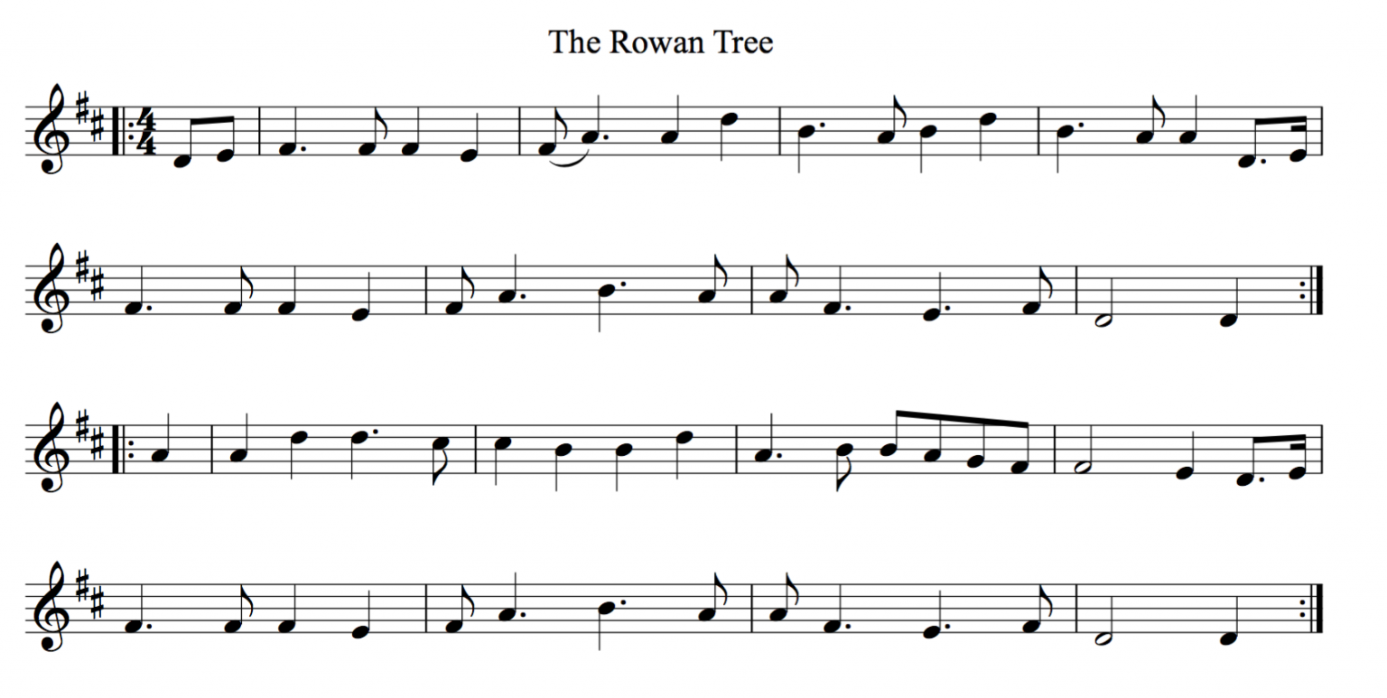 The Rowan Tree | Vicki's Virtual Music Room