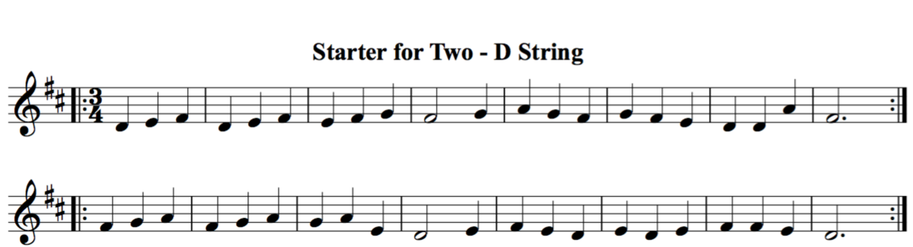 Starter for Two | Vicki's Virtual Music Room